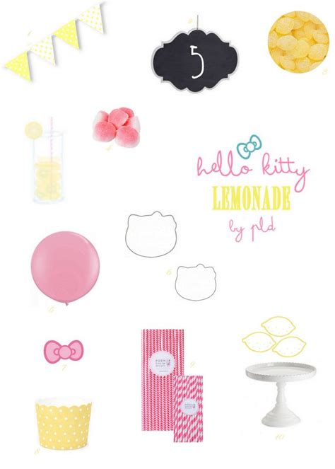 Hello Kitty Lemonade Hello Kitty Party Hello Kitty Birthday Fun