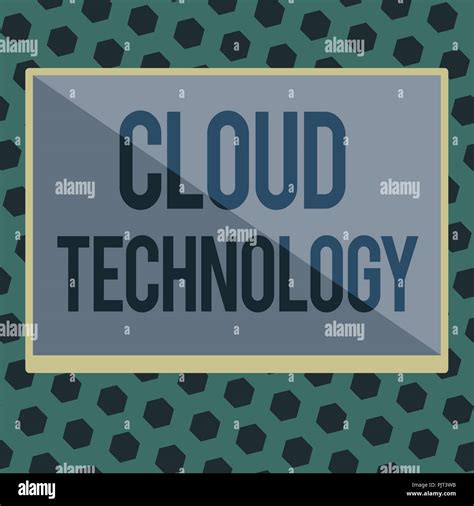 Word Writing Text Cloud Technology Business Concept For Storing And