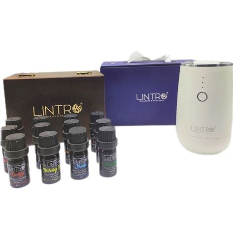 Wooden Box Starter Pack Waterless Essential Oils T Set Lintro Uk