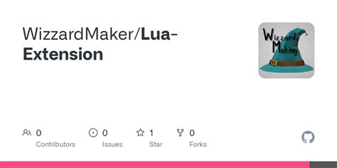 Github Wizzardmakerlua Extension
