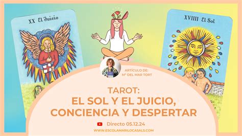 Tarot Sol Y Juicio Conciencia Y Despertar Escola Mariló Casals