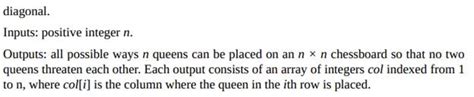 Solved Modify The Backtracking Algorithm For The N Queens Problem