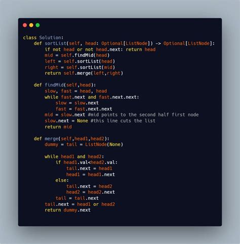 Nokibul Islam On Linkedin Linkedlist Leetcode Mergesort