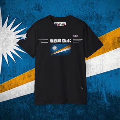Marshall Islands T Shirt Flag And Crest Hq Fast Delivery Nordenatt Tm