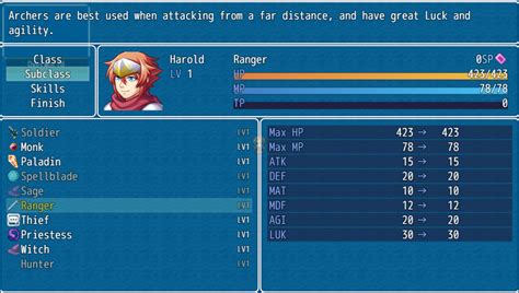 Rmmv Subclass Set Rpg Maker Forums