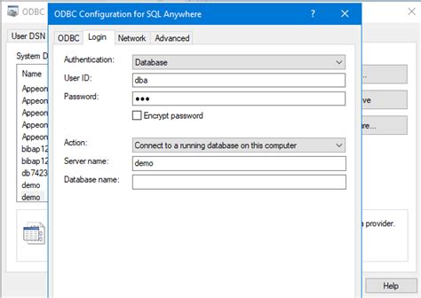 Getting Database Server Not Found When Sql Anywhere And Powerserver