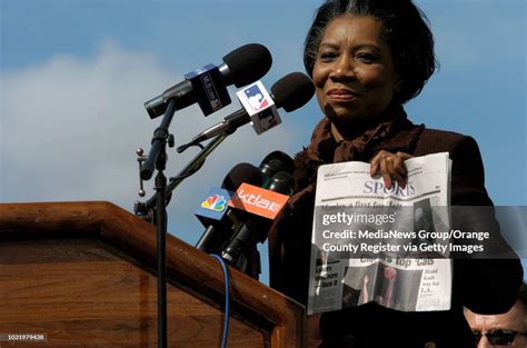 22806 Congresswoman Juanita Millender Mcdonald Holds The Sports