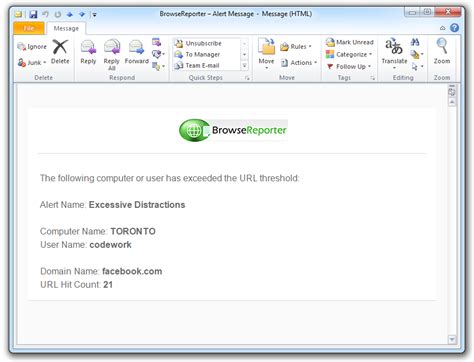 Email Alerts CurrentWare