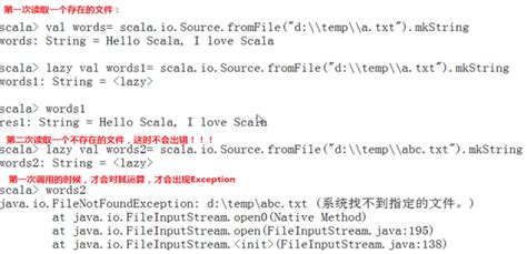 scala scala语言基础（五）scala的lazy值 异常处理 missrong 博客园