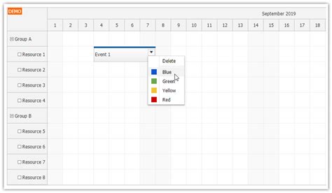 Vue Scheduler Build A Reservation Application In Minutes DayPilot Code