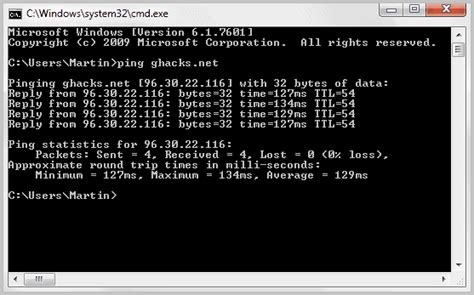 Network Troubleshooting Basics The Ping Command Ghacks Tech News