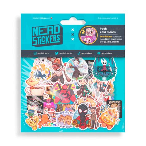 Pack Zaia Bloom 66 Stickers