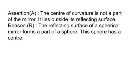 Light Class 10 Assertion And Reason Testpptx