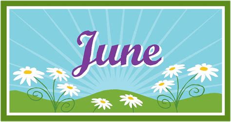 June Month Clip Art