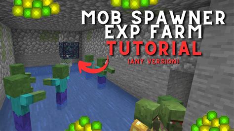 easy mob spawner exp farm tutorial less than 2 minutes youtube