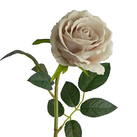 Artificial Rose Velvet Nude Cm Desflora