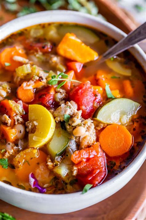 Weight Loss Soup Turkey Vegetable Soup The Food Charlatan