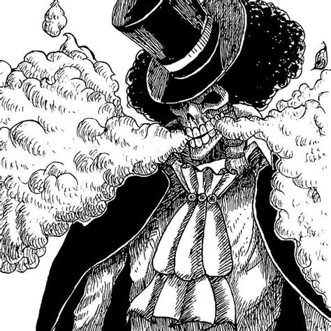 𖢲 ׄ ۪ ۪ { Soul King — Brook 🎹🎻 } One Piece Manga One Piece Drawing
