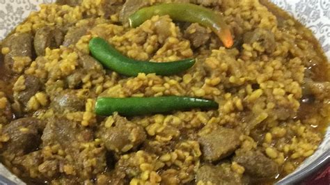 মুগ ডাল দিয়ে মুরগির গিলা কলিজা রেসিপি Bangla Recipe Sweet Home Cooking Youtube