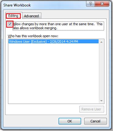 How To Create Make A Shared Workbook In Excel