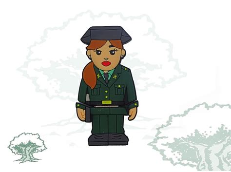 Pendrive Guardia Civil Mujer