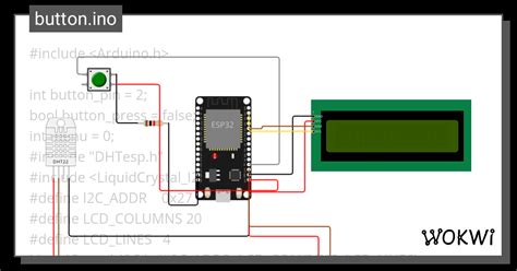 Job2 Button Wokwi Esp32 Stm32 Arduino Simulator