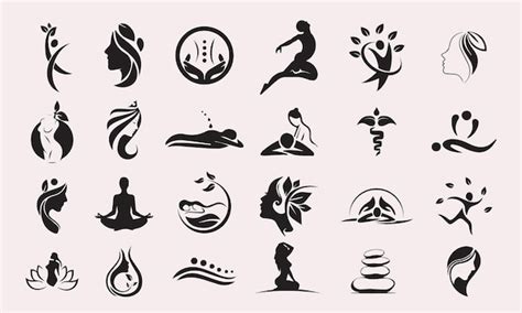 Premium Vector Set Of Massage Related Vector Icons Includes Such