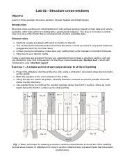 EARTHSCI LAB Structure Sections Pdf Lab Structure Cross Sections Objective