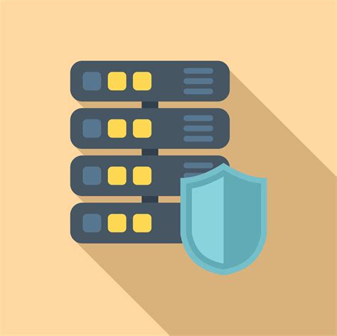 Secured Server Icon Flat Vector Platform System 14865044 Vector Art At