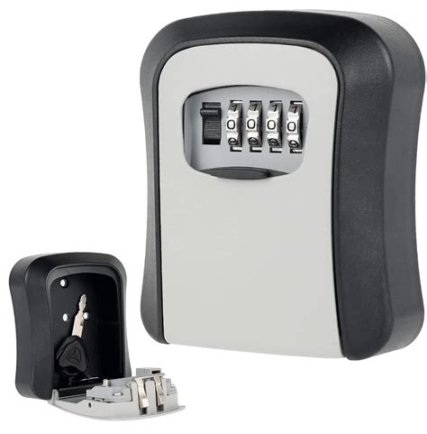 Key Safe Box Code Lock Storage Key Box Outdoor Wall Mounted Security Password Key Box 4