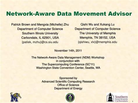 Ppt Network Aware Data Movement Advisor Powerpoint Presentation Free