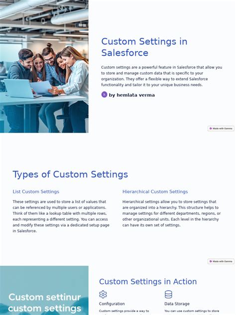 Salesforce Custom Settings Guide Pdf