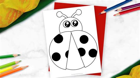 Blank Ladybug Template