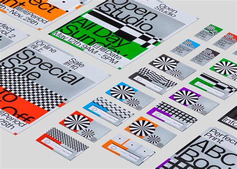 Perfect Print Item System Visual Design Behance