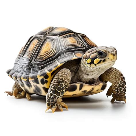 Premium Ai Image White Background Turtle