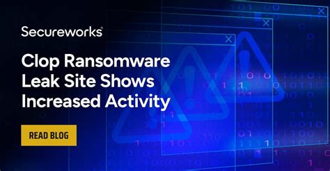Robert Shaw On Linkedin Clop Ransomware Leak Site Shows Increased Activity