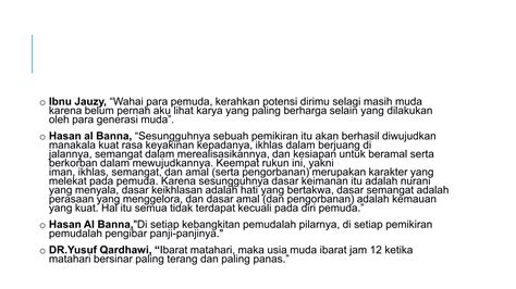 Peran Pemuda Islam Dalam Sejarah Pptx