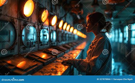 Portrait Of Professional Programmer Developing A Big Data Interface Software Project Stock