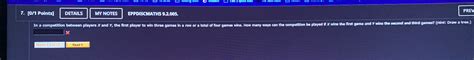 Solved O1 ﻿points ﻿eppdiscmath5 92005 X Read It