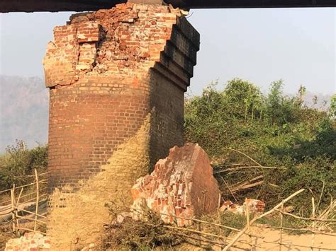 အင်းတော်မြို့နယ်၊ မန္တလေး မြစ်ကြီးနား ရထားလမ်းပေါ်ရှိ မဲဇာ သဲချောင်းတံတား ပျက်စီး၊ ဒေသခံတစ်ဦးက