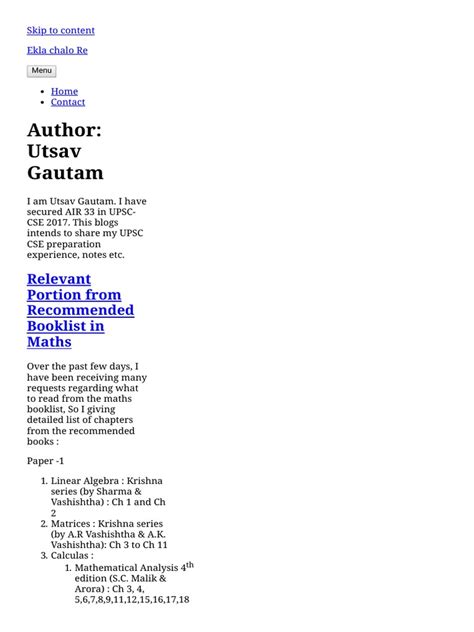 utsav gautam ekla chalo re download free pdf teaching mathematics equations