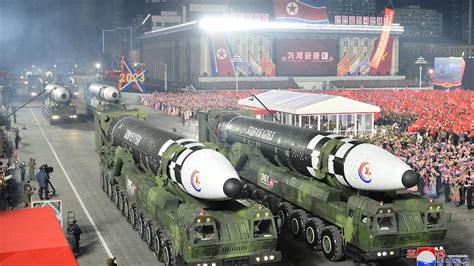 North Korea Shows Off Largest Ever Number Of Nuclear Missiles At