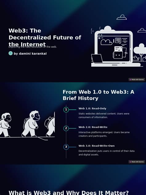Web3 The Decentralized Future Of The Internet 2 Pdf