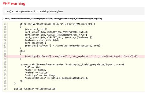 Plugin Development Array Expecting String Error When Fieldtype Is Used Within Matrix Craft