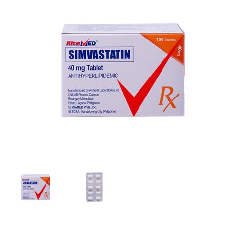 Ritemed Simvastatin 40mg Tablet X 1 Xalmeds