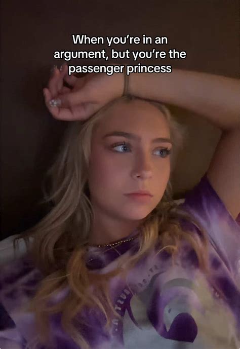 Passenger Princess Navigating Arguments In Relationships Tiktok