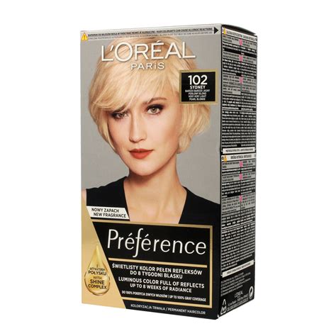 l oreal paris preference hajfesték 102 very light pearl blonde emag hu