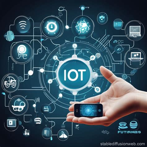 Future IoT Technology Concepts Stable Diffusion Online