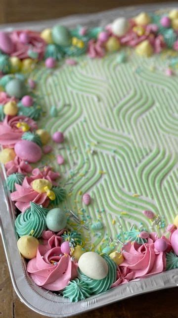 Easter Sheet Cake Decorating Ideas