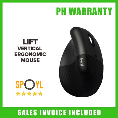 Logitech Lift Vertical Ergonomic Mouse Spoyl Store Lazada Ph